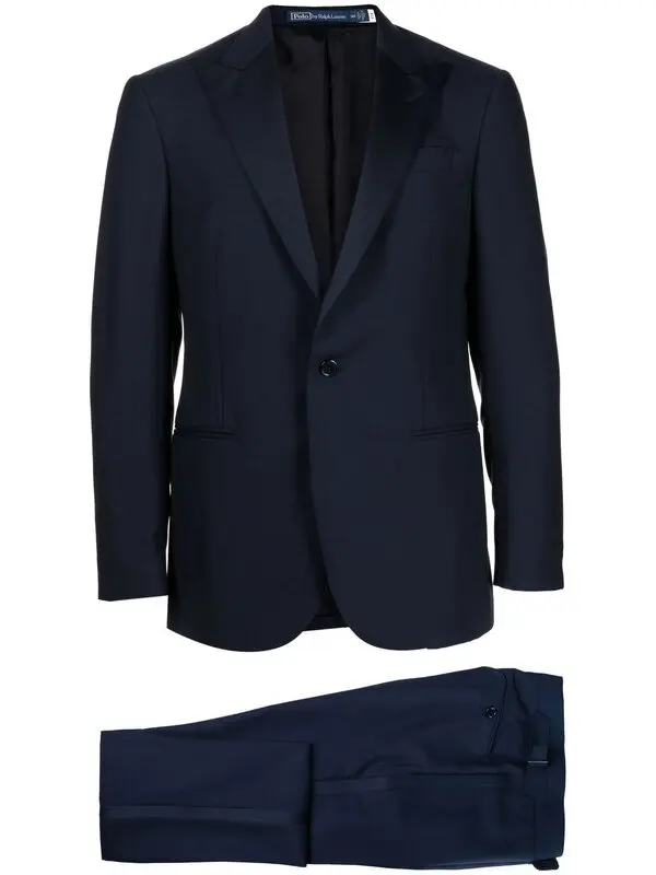 Polo Ralph Lauren Single-breasted Tuxedo Suit - Blue