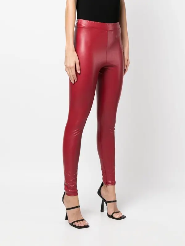 Michael Kors Leather-effect Leggings
