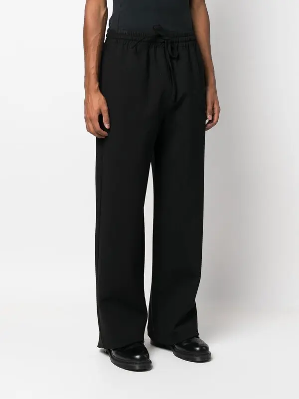 Off-White Embroidered Logo Straight-leg Sweatpants