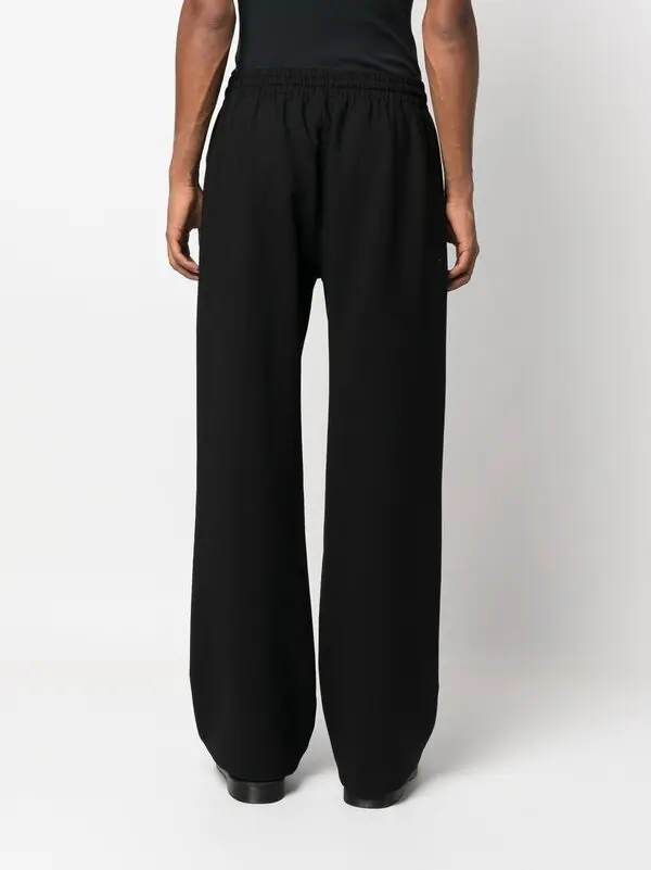 Off-White Embroidered Logo Straight-leg Sweatpants