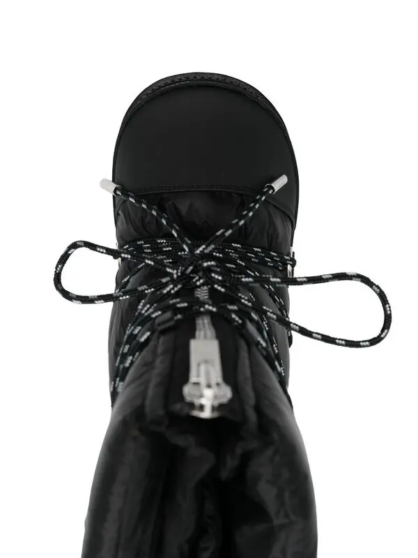 Sacai Quilted Lace-up Ankle Boots