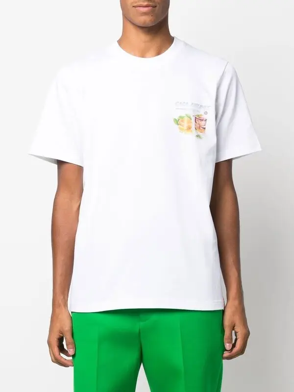 Casablanca Graphic-print Short-sleeved T-shirt