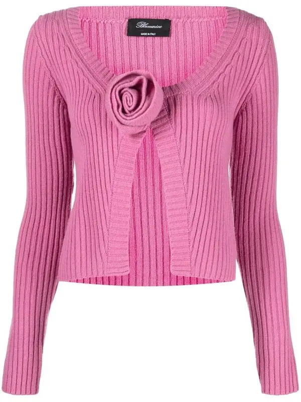 Rose Applique Cardigan