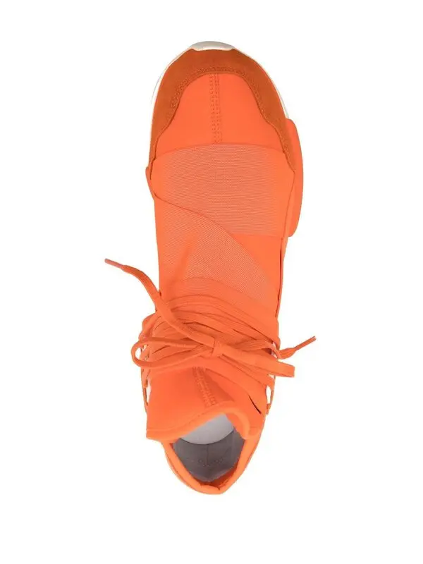 Y3 Qasa High Sneakers - Orange