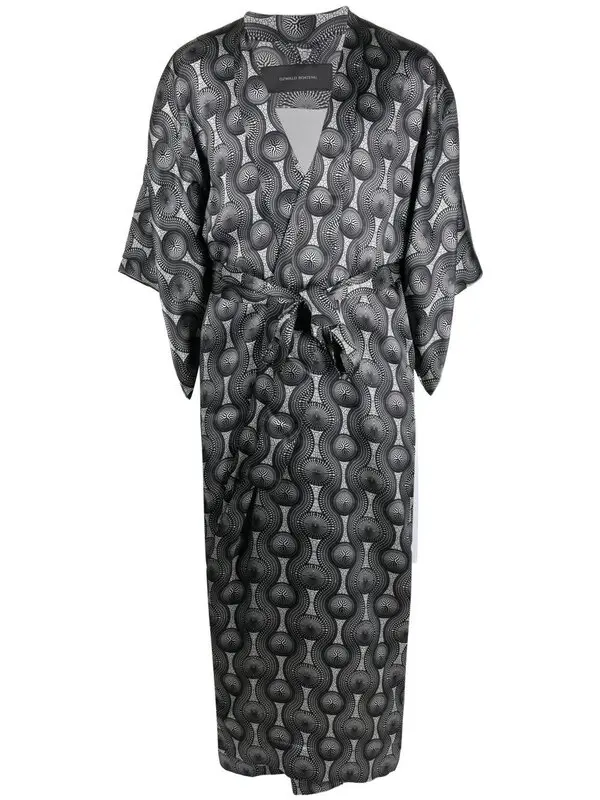 Ozwald Boateng Geometric-print Jacket - White