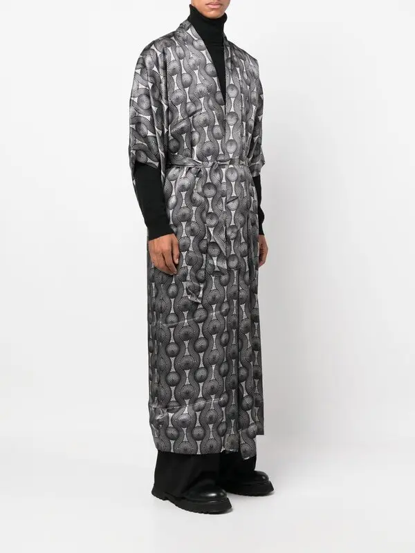 Ozwald Boateng Geometric-print Jacket - White