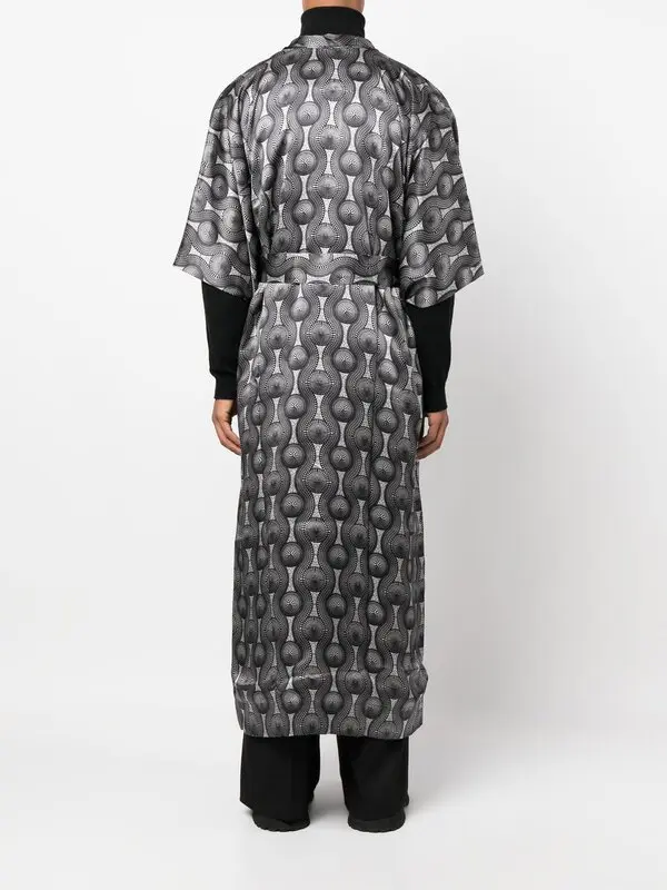 Ozwald Boateng Geometric-print Jacket - White