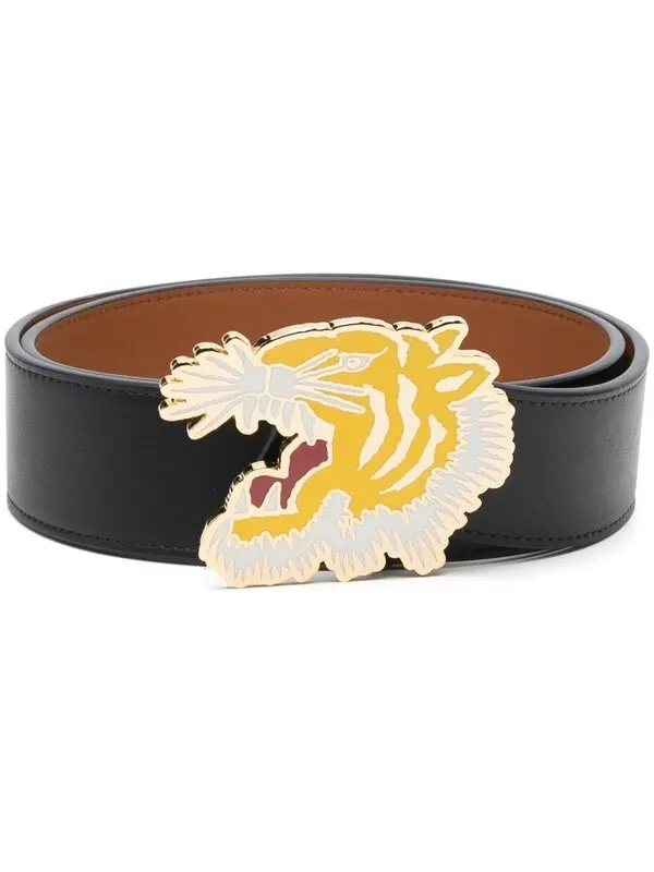 Kenzo Reversible Logo Belt - Black