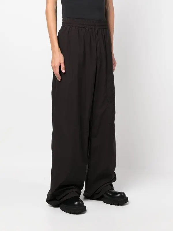 Off-White Logo Patch Wide-leg Trousers