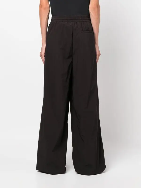 Off-White Logo Patch Wide-leg Trousers