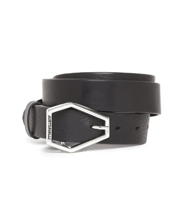 Roberto Cavalli Logo-engraved Buckle Belt