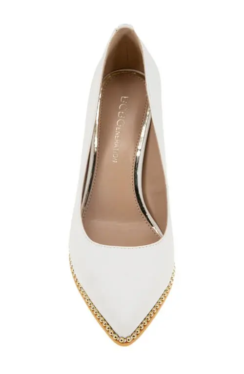 Bcbgmaxazria Hawti Pointed Toe Pumps - White