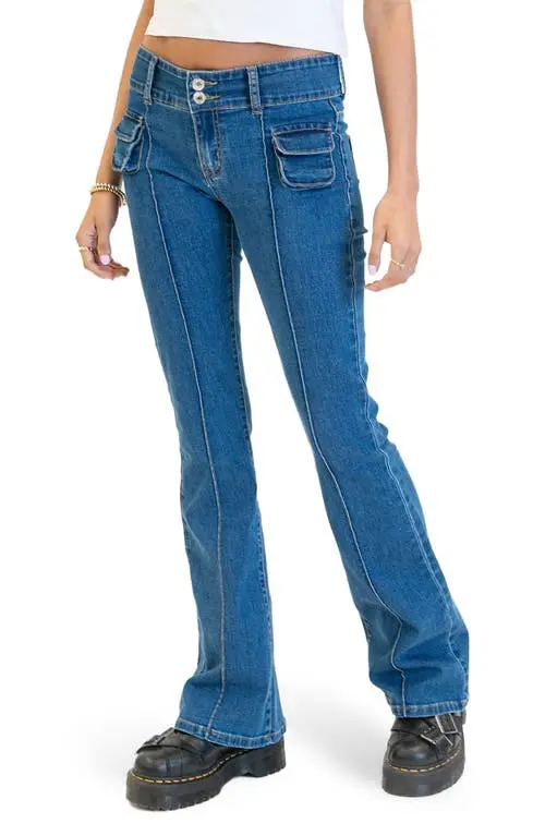 EDIKTED Harriot Flare Jeans