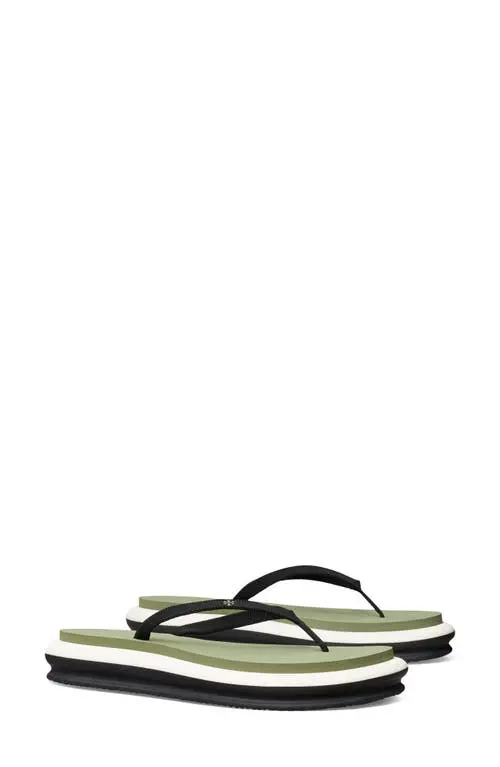 Tory Burch Platform Flip Flop - Perfect Black / Daphne / Ivory