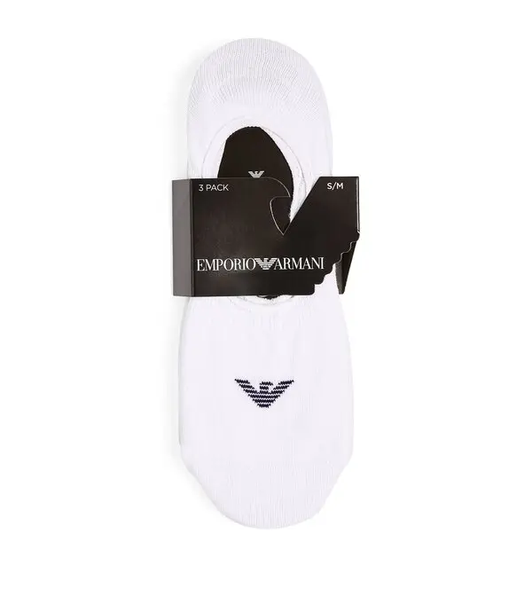 Emporio Armani Invisible Socks - White