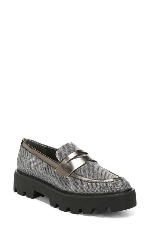 Franco Sarto Balin Platform Penny Loafer - Pewter