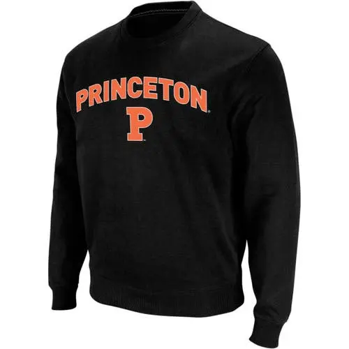 COLOSSEUM Princeton Tigers Arch & Logo Crew Neck Sweatshirt
