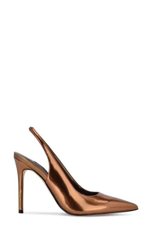 Nine West Feather Slingback Pump - Bronze