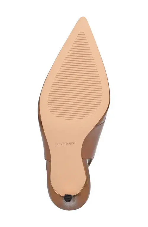Nine West Feather Slingback Pump - Bronze