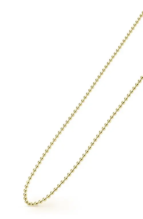 Lagos Signature Caviar Ball Chain Necklace