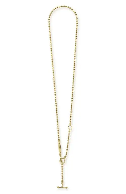 Lagos Signature Caviar Ball Chain Necklace