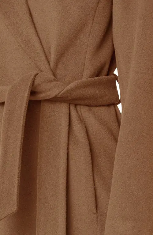 Akris Wool-blend Coat - Malt