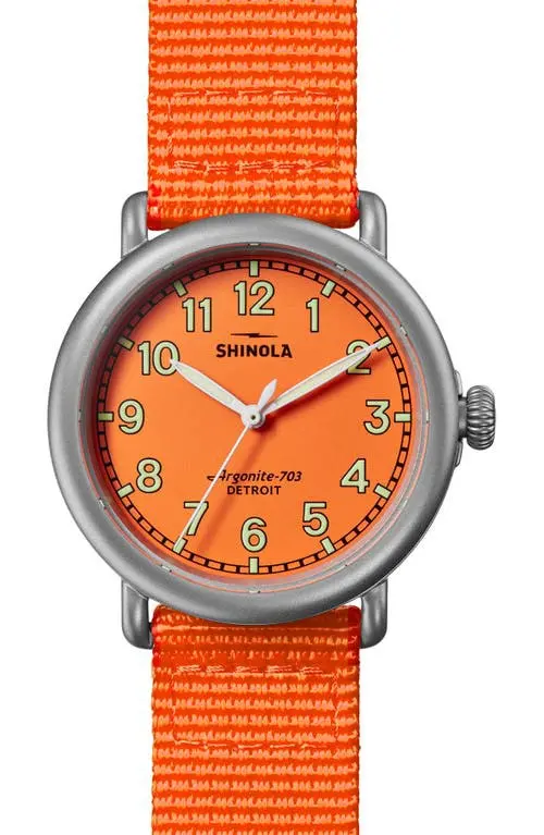 Shinola Runwell Field Nylon Strap Watch