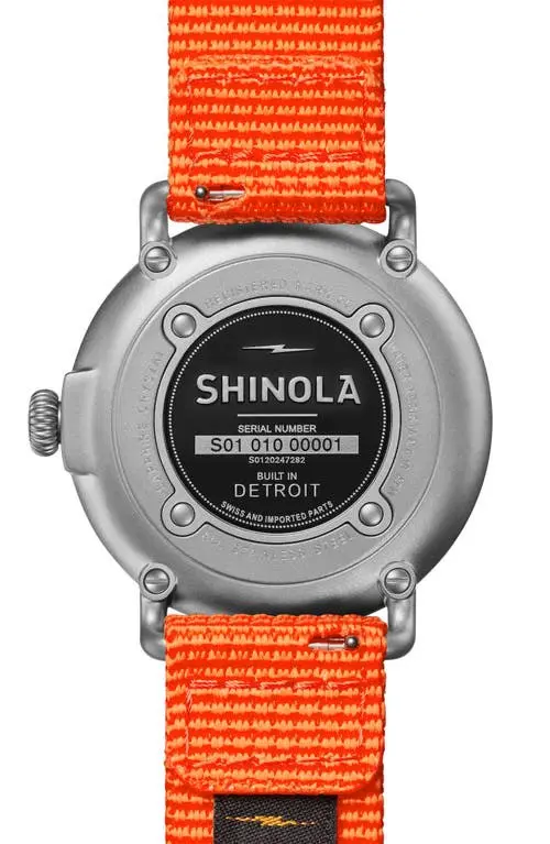 Shinola Runwell Field Nylon Strap Watch