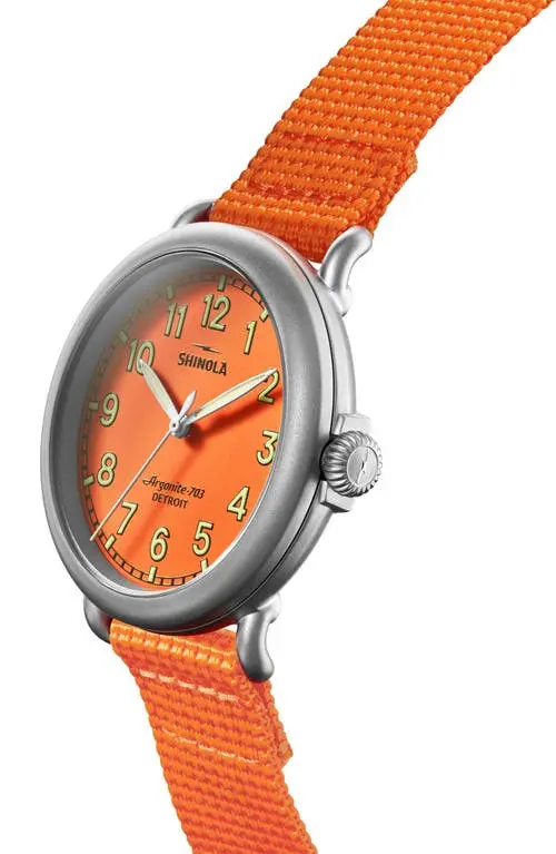 Shinola Runwell Field Nylon Strap Watch
