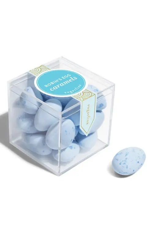 SUGARFINA Set Of 4 Robin's Egg Caramels Candy Cubes