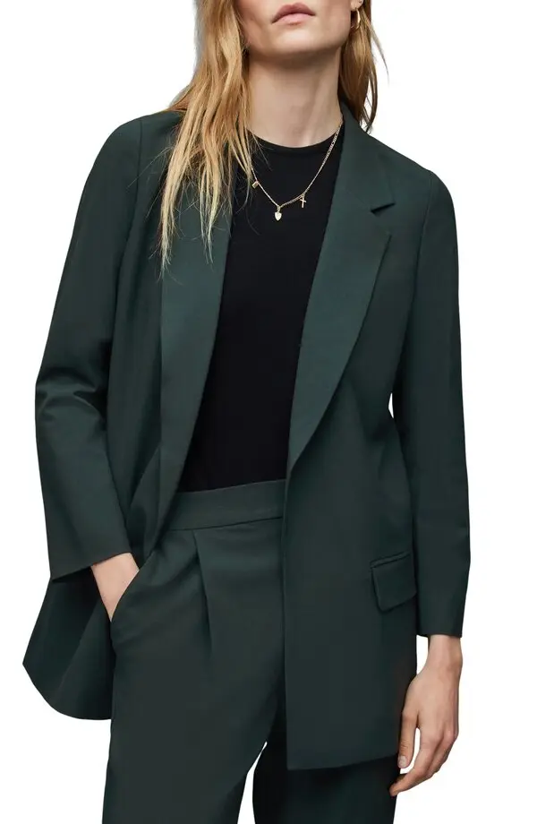 ALLSAINTS Aleida Tri Blazer - Jungle Green