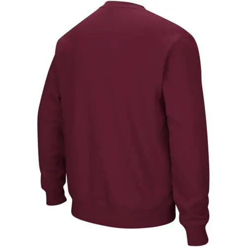 COLOSSEUM Virginia Tech Hokies Arch & Logo Crew Neck Sweatshirt