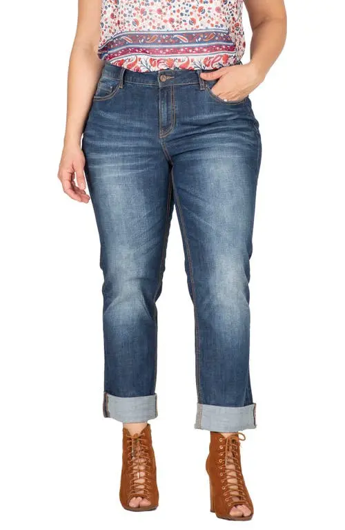 STANDARDS & PRACTICES X-boyfriend Cotton Jeans - 1824 Rebarb