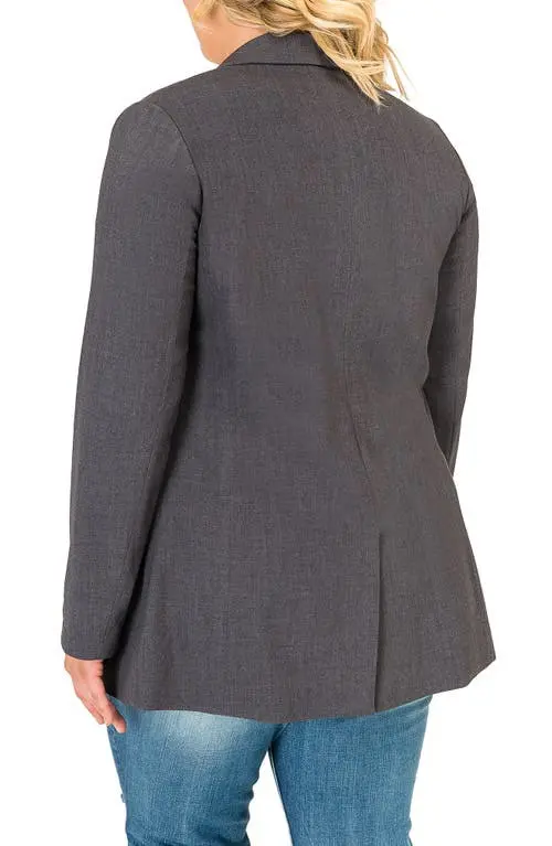 STANDARDS & PRACTICES Boyfriend Blazer With Notched Lapels
