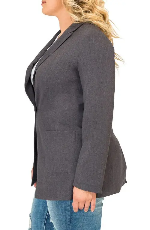 STANDARDS & PRACTICES Boyfriend Blazer With Notched Lapels