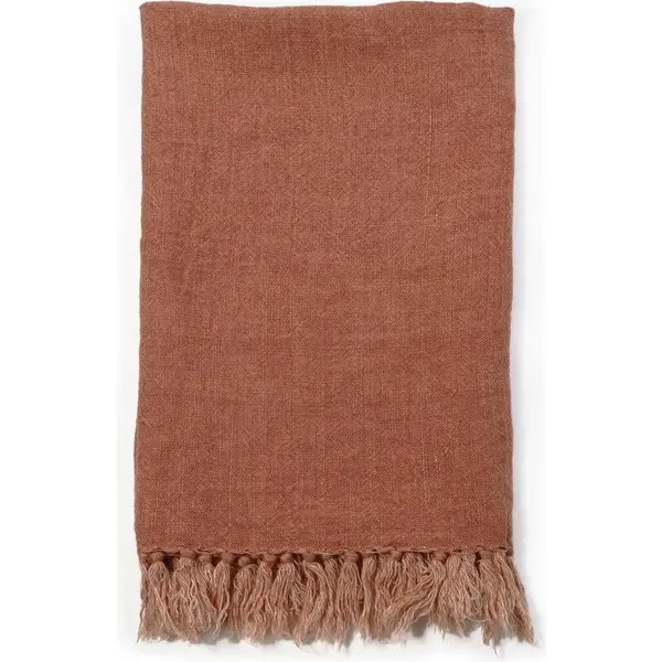 POM POM AT HOME Montauk Blanket - Terra Cotta