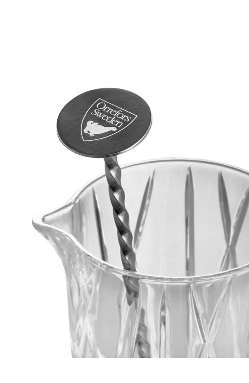 ORREFORS City Mixing Glass & Bar Spoon