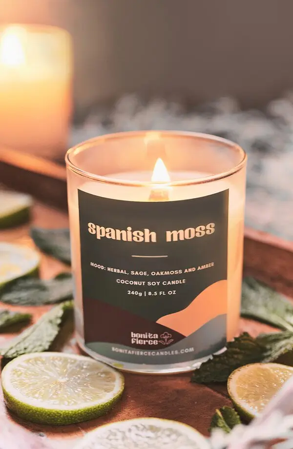 BONITA FIERCE Spanish Moss Candle
