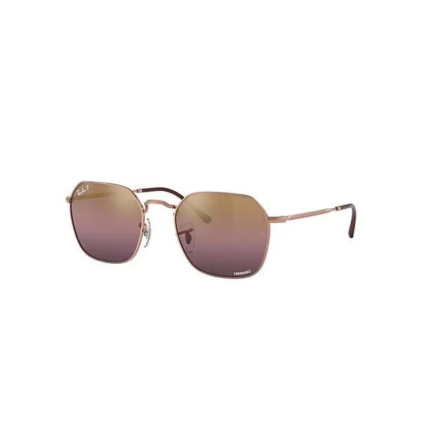 Ray-ban Sunglasses With Polarized Lenses - Rose Gold