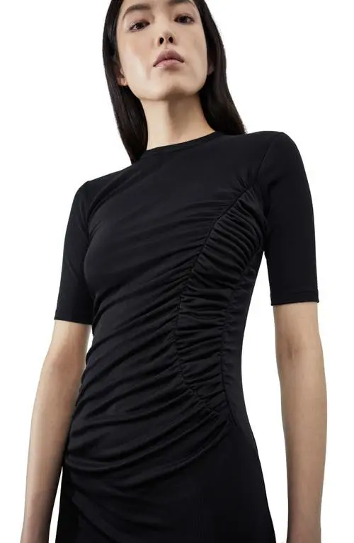 ET OCHS Isabelle Ruched Midi Dress