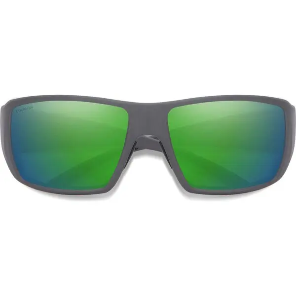 SMITH Guides 62mm Chromapop™ Polarized Sunglasses - Cement /chromapop Green