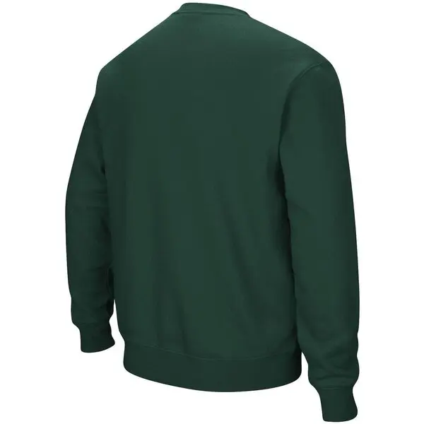 COLOSSEUM Ohio Bobcats Arch & Logo Tackle Twill Pullover Sweatshirt