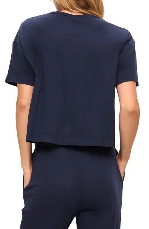 Eberjey Oversized Cotton Blend Pajama Top