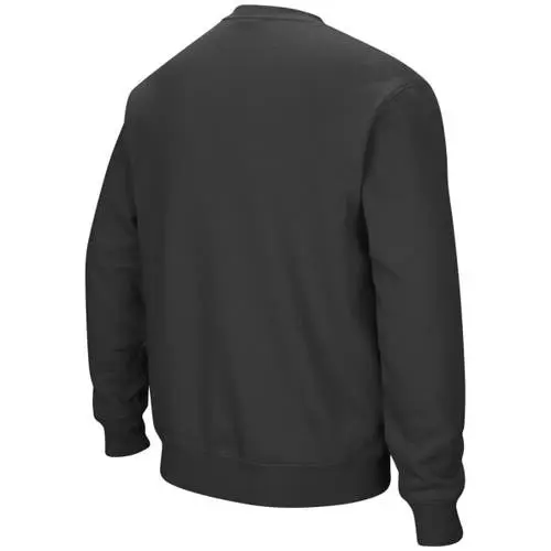 COLOSSEUM Northwestern Wildcats Arch & Logo Crew Neck Sweatshirt - Charcoal