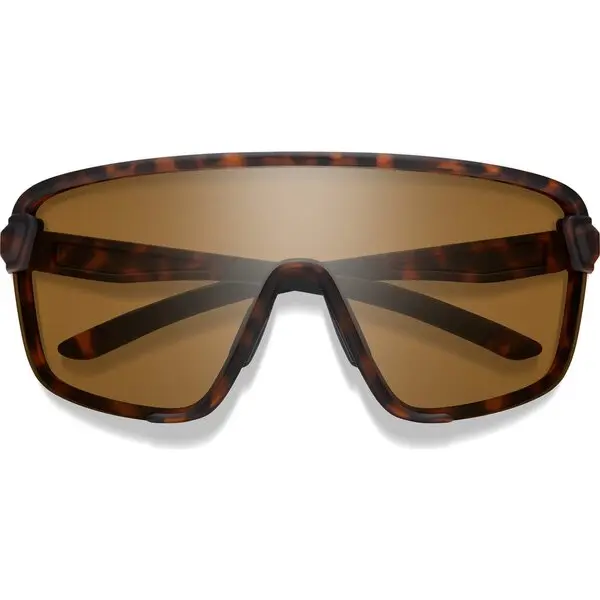 SMITH Bobcat 135mm Chromapop™ Shield Sunglasses - Matte Tortoise / Brown