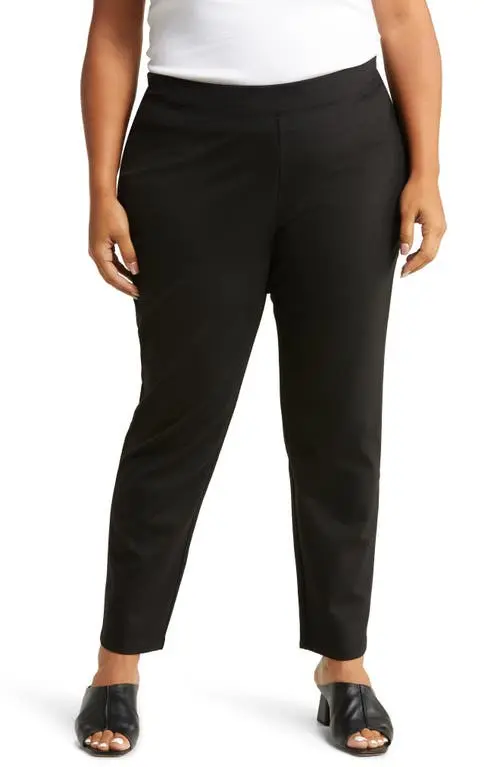 Eileen Fisher Slim Ankle-length Pants - Black