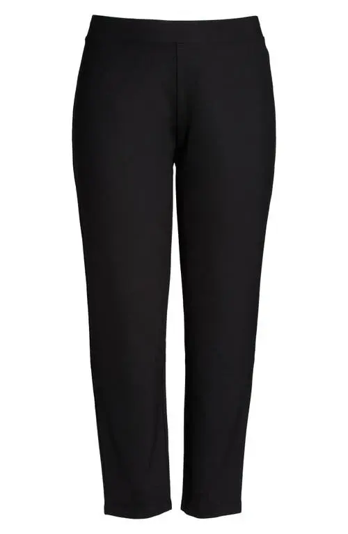 Eileen Fisher Slim Ankle-length Pants - Black