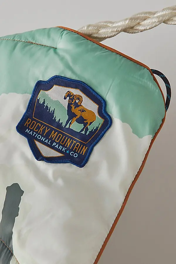 RUMPL National Parks Puffy Blanket - Rocky Mountain
