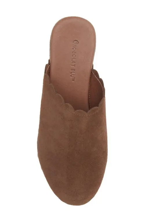 CHOCOLAT BLU Gemini Platform Clog - Chocolate Suede