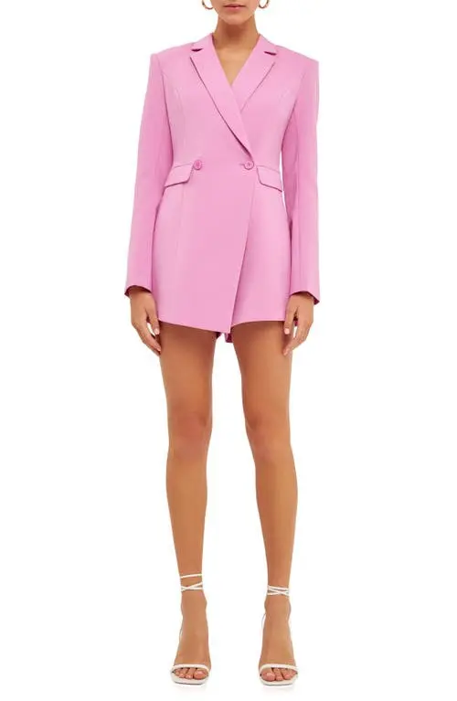 Endless Rose Long Sleeve Romper - Lilac